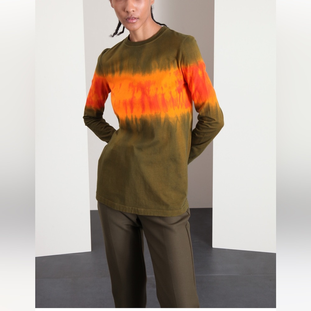 Sportmax By Max Mara Runway Print Label Cut Extra Lon… - Gem